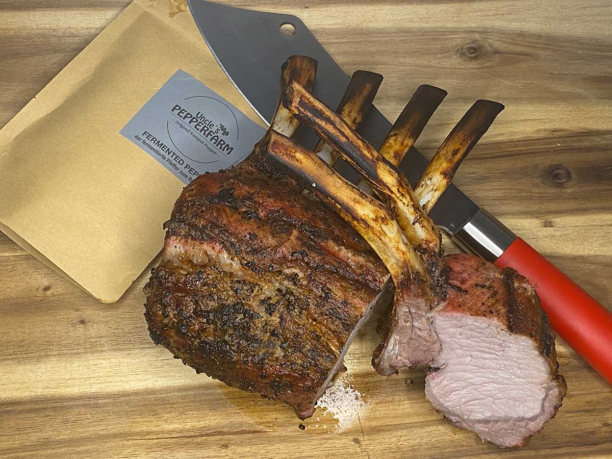 Iberico Rack grillen ist gar nicht so schwer. Hier mein Rezept.